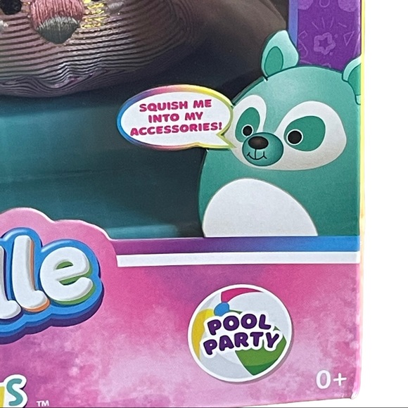Squishmallows | Toys | Squishville Pool Party Mini Lance Lemur Basket ...
